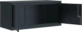 Kartotéka antracitová 90 x 40 x 145 cm ocel 3188330