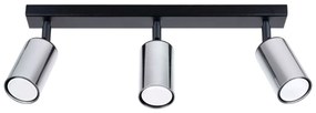 Sollux Lighting Stropní svítidlo WINX 3 Černá/chromové