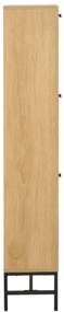 Výklopný botník ALBANY 71,6 cm dub přírodní