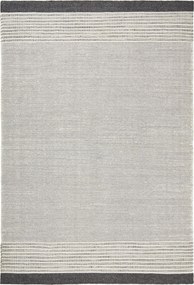 XXXLutz Wollteppich, 160/230 cm, antracitová Linea Natura - Vlněné koberce - 004594002764