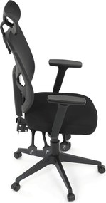 Ergonomická kancelářská židle EVRON - černá síťovina