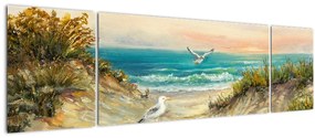 Obraz - Písečná pláž (170x50 cm)