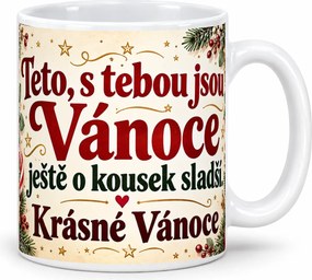 Vánoční hrnek pro tetu – 300 ml