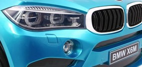 Ramiz Dětské elektrické autíčko BMW X6M lakované - modré SUV + dálkové ovládání