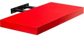 75641  Stilista Volato nástěnná police, 100 cm, červená