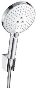 Hansgrohe Raindance Select S - Set sprchové hlavice, 3 proudy, držáku a hadice, bílá/chrom 26721400