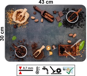 PokojovaDekorace.cz, Prostírání - 457, Kávová zrna, 43x30cm