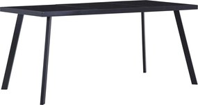 vidaXL Jídelní stůl 180 x 90 x 75 cm tvrzené sklo [281865] Barva: Černá