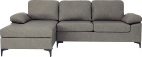 XXXLutz ROHOVÁ SEDAČKA, textil, šedá MID.YOU - Sedací soupravy - 000575036903