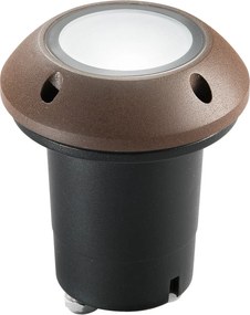 FAN I-HUMMER-UP-BRO Pojízdné svítidlo Faro Carrabile Hummer Inox, bronzové, 1 x GU10, 10,5 x 10,5 x 14,4 cm, IP67 - FANEUROPE