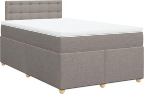 Box spring postel s matrací taupe 120x200 cm textil 3288965