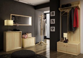 Casarredo - Komfort nábytek Zkosená komoda DK-135, 2D3S, masiv | barva: moření olše