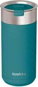 Quokka Boost 400ml tyrkysová / Termohrnek se sítkem / nerezová ocel