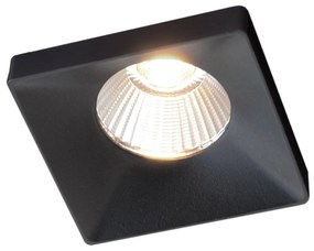 GF design Squary vestavné svítidlo IP54 černé 2 700 K