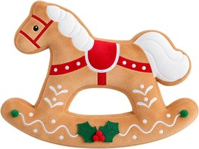 HOME & YOU Plyšová hračka/polštář houpací kůň 38 cm