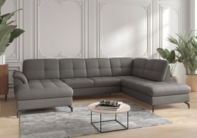 XXXLutz SEDACÍ SOUPRAVA, textil, kůže, mokka Sit & More - Sedací soupravy - 00014401635C