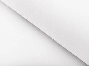 Biante Damaškový povlak na polštář s lemem Atlas Gradl DM-012 Bílý - tenké proužky 2 mm 60 x 60 cm