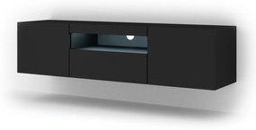 TV stolek/skříňka Aurora (černý mat) (LED). 1057694