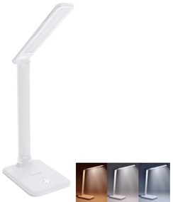 Solight | Solight WO64-W - LED Stmívatelná stolní lampa LED/10W/230V 3000/4500/6000K bílá | SL1427