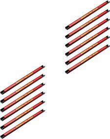 Costway Sada 12 magnetických lišt na nářadí, délka 46 cm