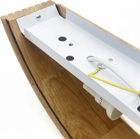 BRILAGI - LED Nástěnné svítidlo CARVALHO MODERN 1xE27/60W/230V dub