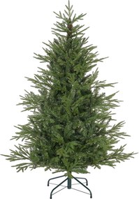 HOMCOM Vánoční strom 150 cm, realistický vzhled, rychlá montáž, včetně stojanu, nehořlavý plast