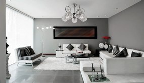 Toolight - Křišťálová stropní svítilna 5xE27 60W 300750, chromová, OSW-05688
