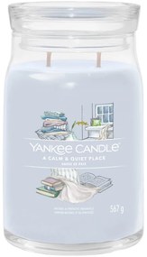 Yankee Candle – Signature svíčka A Calm & Quiet Place (Klidné a tiché místo) Velikost: střední 368 g