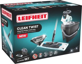 Rotační mop s kbelíkem Clean Twist M Ergo Black – LEIFHEIT