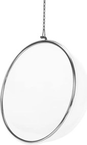 Kondela Závěsné křeslo, transparentní/stříbrná/šedá, BUBBLE NEW TYP 1