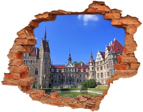 Wallmuralia Fototapeta díra na zeď 3D Zámek Mošna Polsko 90x70 cm