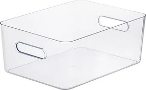 Smartstore COMPACT Úložný box L, 41 × 28,7 × 15,5 cm, 15,4 l, transparentní