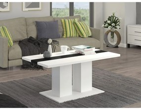Konferenční stolek Rodkor, Barva: bílá / bílá + černá