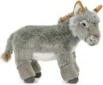 TEDDIES Plyšový oslík / 25 cm / od 0 měsíců
