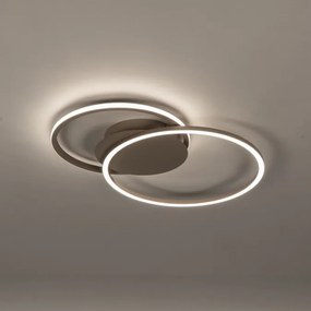 Stropní stmívatelné LED svítidlo Omega 540 Dark Taupe