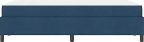 Postel s boxspringem Modrá 120 x 190 cm textil 3398849