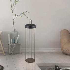 LD 19301-18 ANSELM LED stolní lampa na baterie černá 50cm dotykový stmívač IP44 zahradní svítidlo 2700K - JUST LIGHT