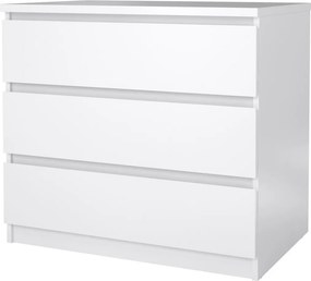 FALCO Komoda Simplicity 235 bílý lesk