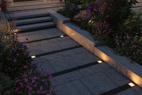 P 94595 LED zemní svítidlo Smart Home Zigbee Brick neláká hmyz IP67 hranaté 100x100mm CCT 1W 230V ocel ocel - PAULMANN