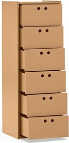 Skříňka v přírodní barvě 40x118x40 cm Wally – Teulat