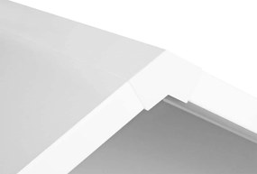 Dětský psací stůl se stříškou MIRUM bílo-šedý