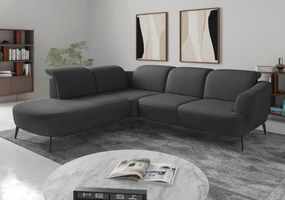 XXXLutz ROHOVÁ SEDAČKA, textil, tmavě šedá Sit & More - Sedací soupravy - 00014401851T