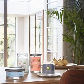 Yankee Candle vonná svíčka Signature Tumbler ve skle velká Tropical Breeze 567g