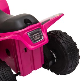 HOMCOM Elektrický čtyřkolový vůz pro děti 18-36 měsíců Elektrické ATV s možností jízdy vpřed a vzad 6V bateriový pohon 20 kg max. zatížení 72x40x45,5…