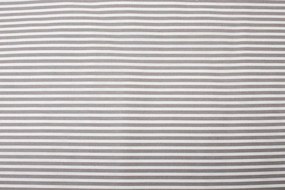 Krepové povlečení oboustranné selského stylu se vzorem proužků šedé barvy 1x 140/200, 1x 90/70