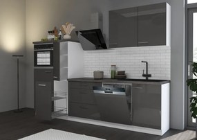 Kuchyňská skříňka LARA šedá 60x60 GN-90 2F (90°)