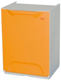 Artplast Plastový koš na tříděný odpad, šedá / žluto-oranžová, 1x 14 l