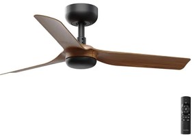 FARO Barcelona FARO 33823 - Stropní ventilátor MINI PUNT S hnědá/černá pr. 90 cm + DO 33823
