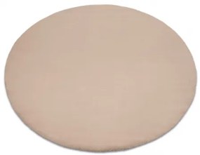 Kulatý koberec BUNNY taupe béžový Rozměr: průměr 120 cm