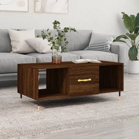 vidaXL Konferenční stolek 102 x 50 x 40 cm kompozitní dřevo [829280] Barva: Bílá
